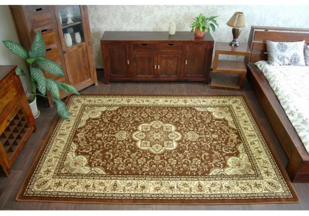 Kusový koberec Agas hnědý 200x400cm