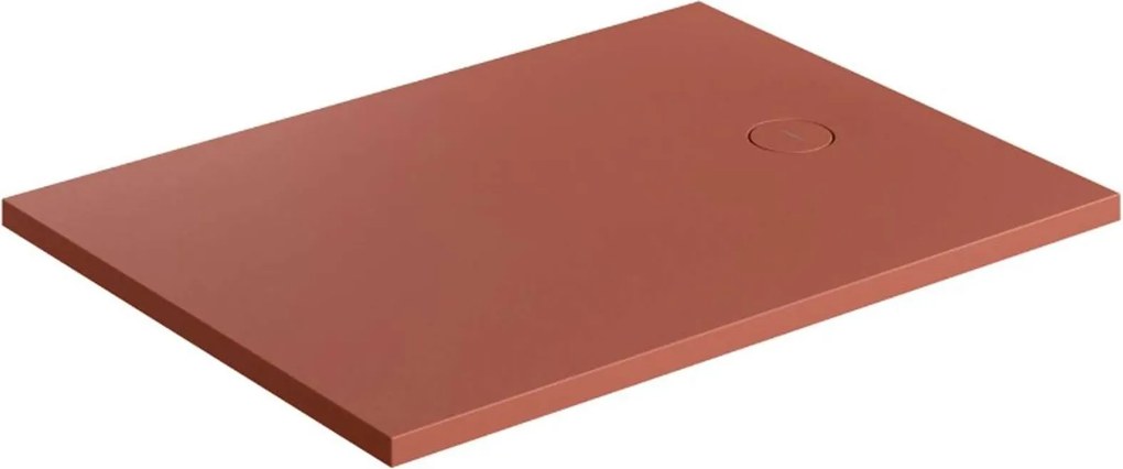 OMNIRES Aquarock M+ - Sprchová vanička 90x100 cm, červená AQUAROCK90-100TE