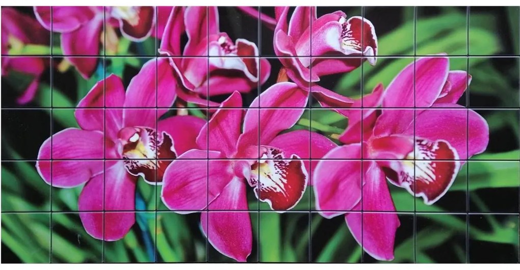 Wall Art Decor, PVC obkladové 3D panely Květ lilie