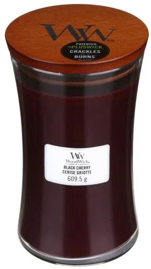 WoodWick Svíčka Black Cherry váza velká, 609,5 g
