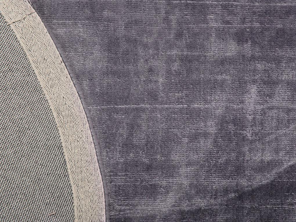 Koberec šedý kruhový o140 cm GESI