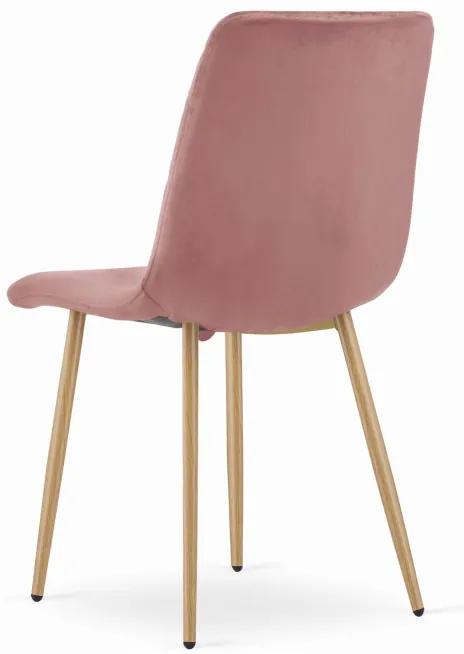 Jídelní židle TURIN růžová