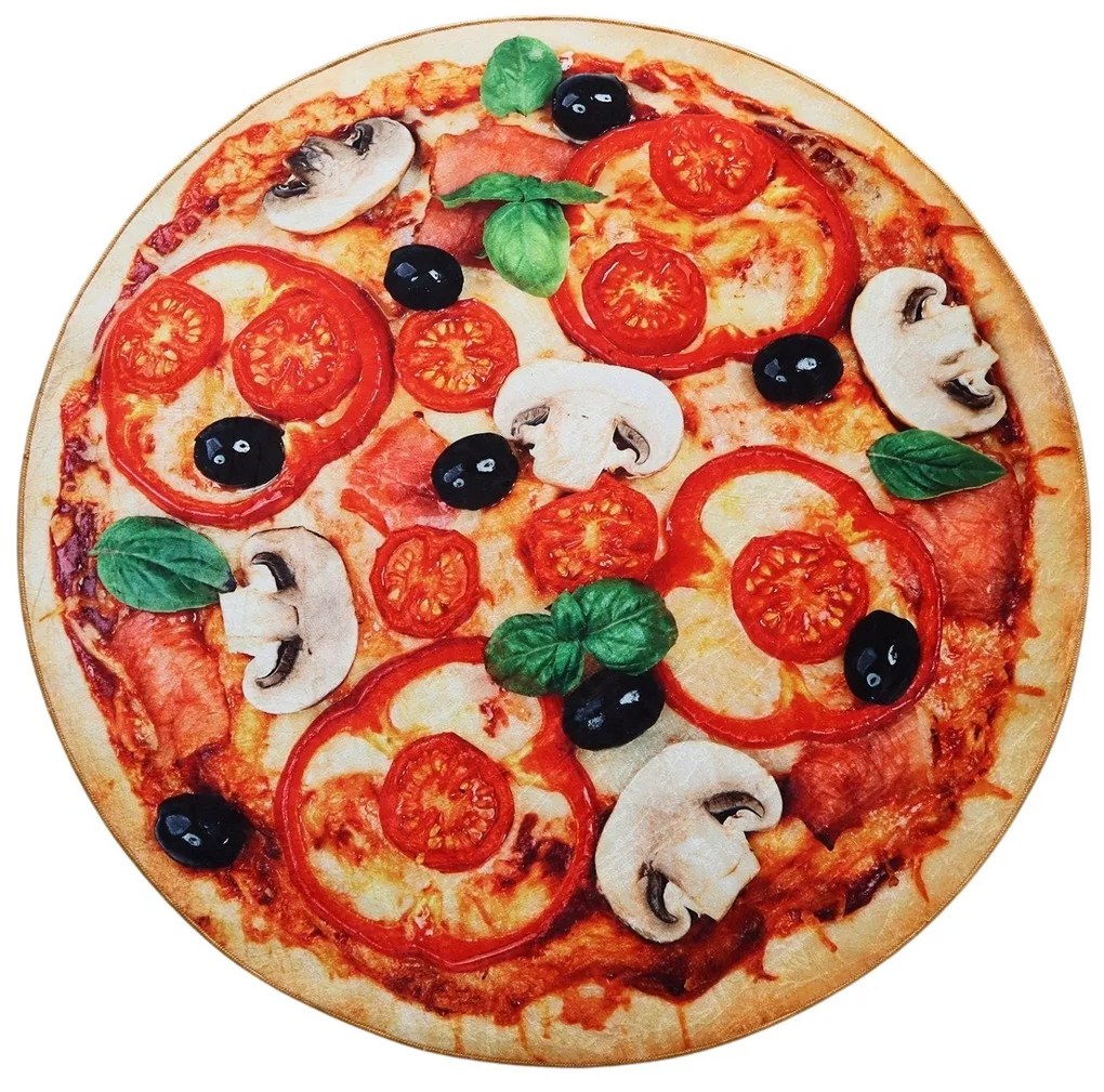 Ayyildiz koberce Kusový koberec Pizza  - 150x150 (průměr) kruh cm