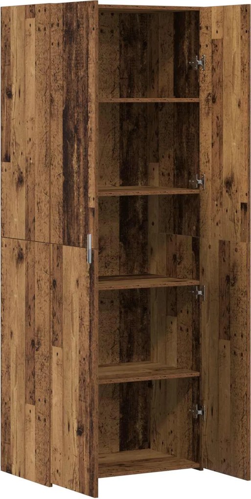Vysoký bufet Staré dřevo 70 x 42,5 x 185 cm 3365588