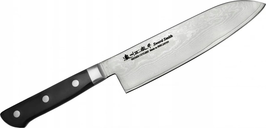 Nůž Santoku Satake Daichi 18 cm, ocel MVS10Cob, 69 vrstev