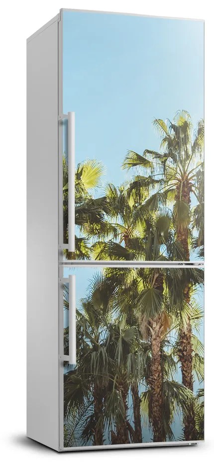 Wallmuralia Nálepka na ledničku Příroda palmy 60x180 cm