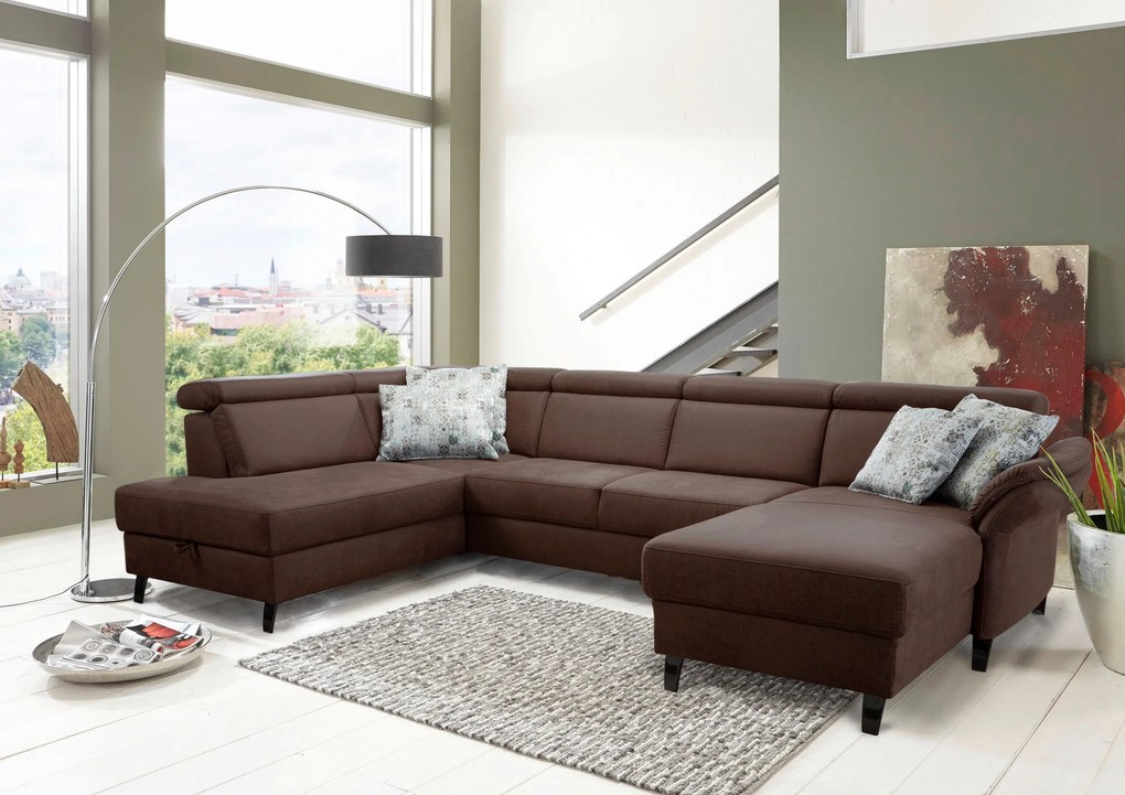XXXLutz SEDACÍ SOUPRAVA, textil, koňaková Sit & More - Sedací soupravy - 000144005228
