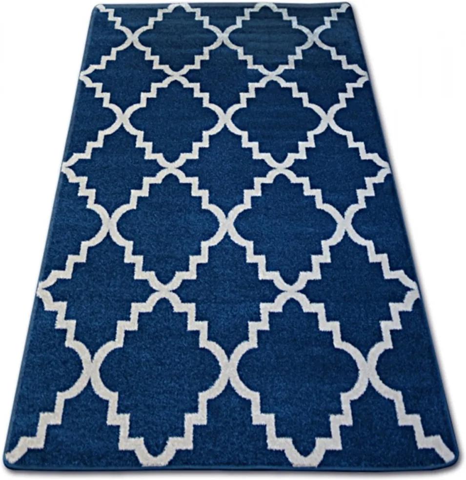 *Kusový koberec Mira modrý, Velikosti 80x150cm