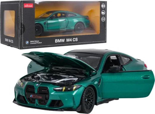 Model vozu BMW M4 CS 1:24 RASTAR zelené