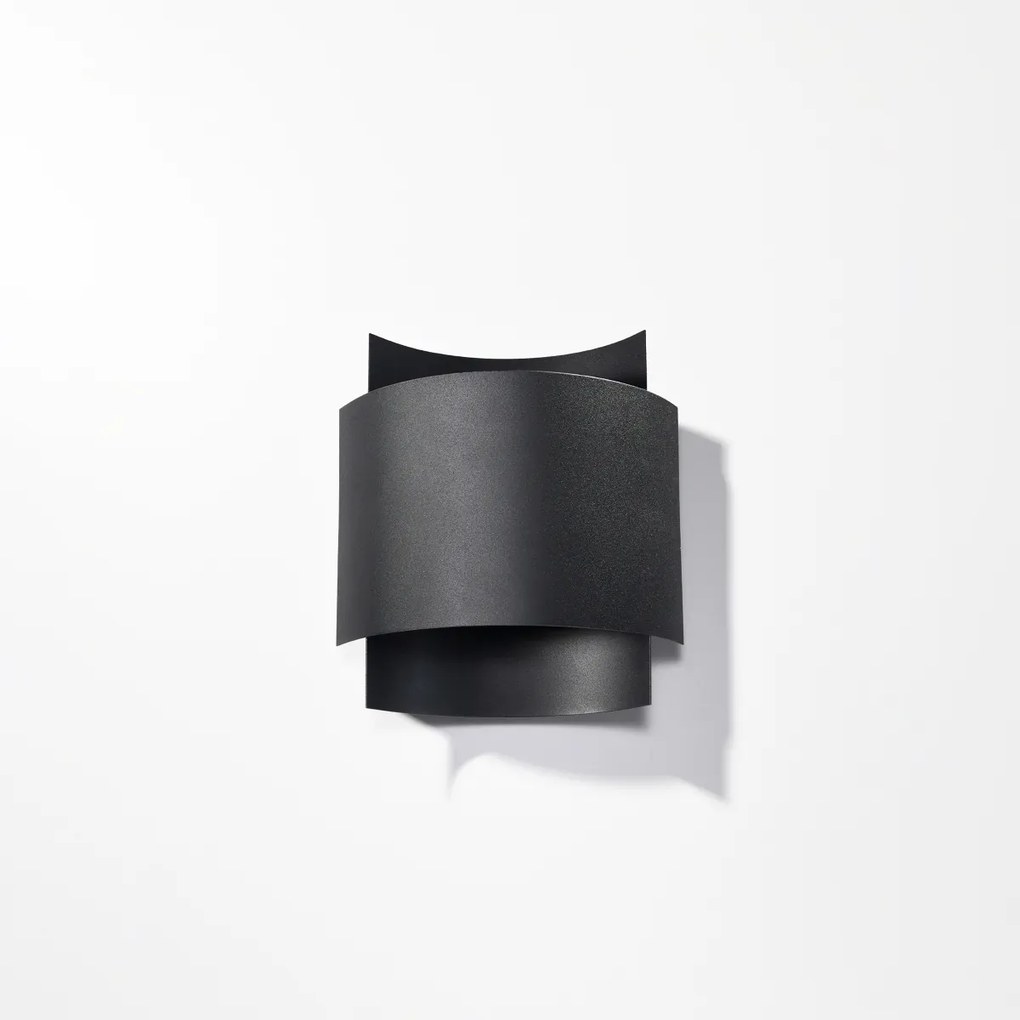 Sollux Lighting Nástěnné svítidlo IMPACT černé