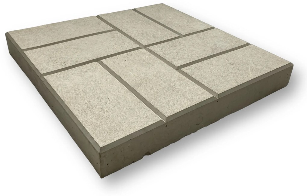 Báča Beton Plošná dlažba chodníková protiskluzová - Pásky (drsné) (40 x 40 x 5 cm) Barva: Cihlová, Objednávám: Metry čtvereční