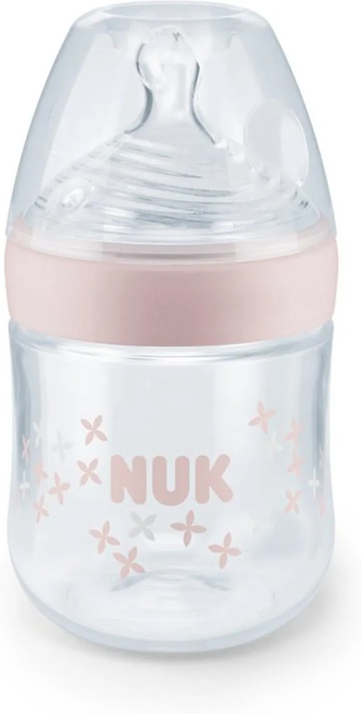 Kojenecká láhev NUK Nature Sense 150 ml staro růžová