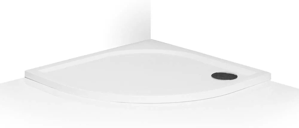 Čtvrtkruhová sprchová vanička z litého mramoru DREAM-M 30 mm S 800 × 800 R550 8000151
