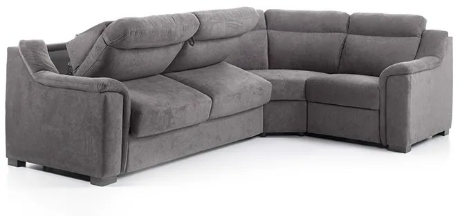 Pregio Italia sofa&relax Polohovací pohovka RESORT Provedení: 3 rozkládací + roh + 1 s ukonč., Vzorník látek: tekno fibra 08 mud