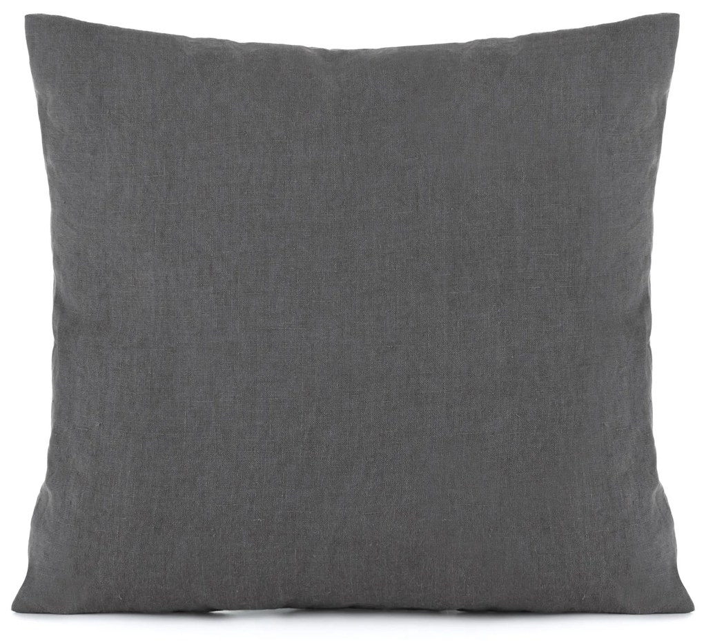 Tom Linen Povlak na polštář 40x40 Dark Grey