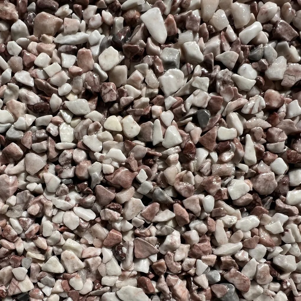 Báča Beton Kamenný koberec na stěnu Pink Frakce: Hrubá (4 – 8 mm), vydatnost setu 2,6 m², Doporučené použití v: exteriéru - akrylátové pojivo