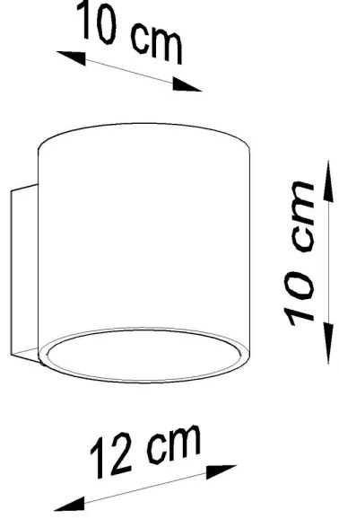 Sollux SL.0211 - Nástěnné svítidlo VICI 1xG9/40W/230V sklo/bílá