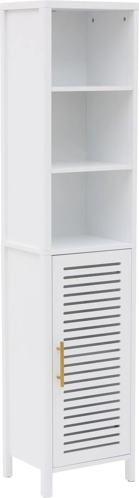 Sloupek OREA, 36 x 30 x 160 cm - bílý