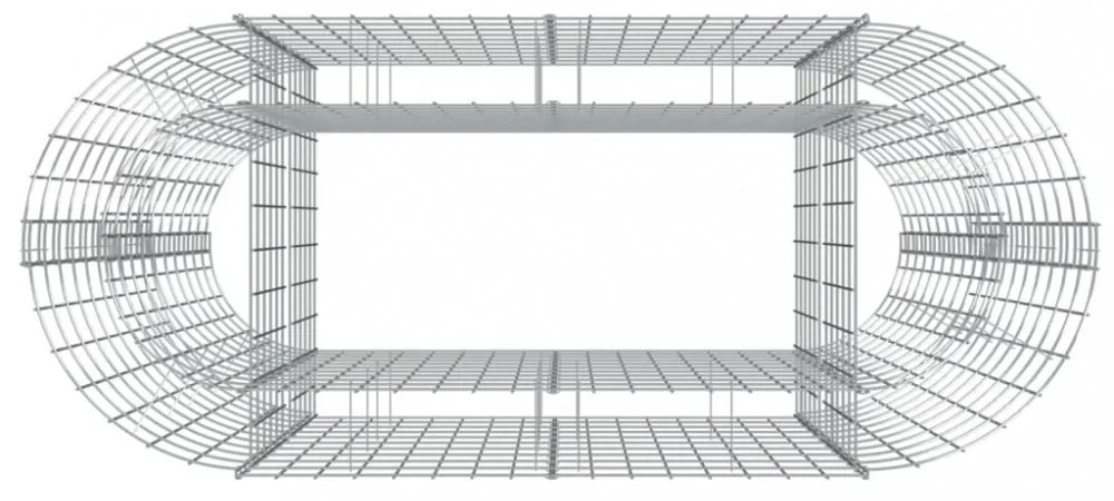 Gabionový vyvýšený záhon Dekorhome