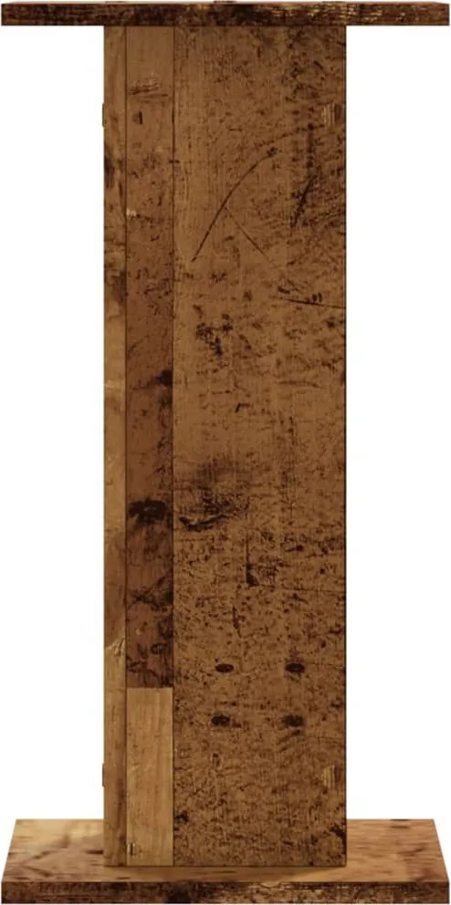 Stojany na rostliny 2 ks old wood 30x30x60 cm kompozitní dřevo 3307862