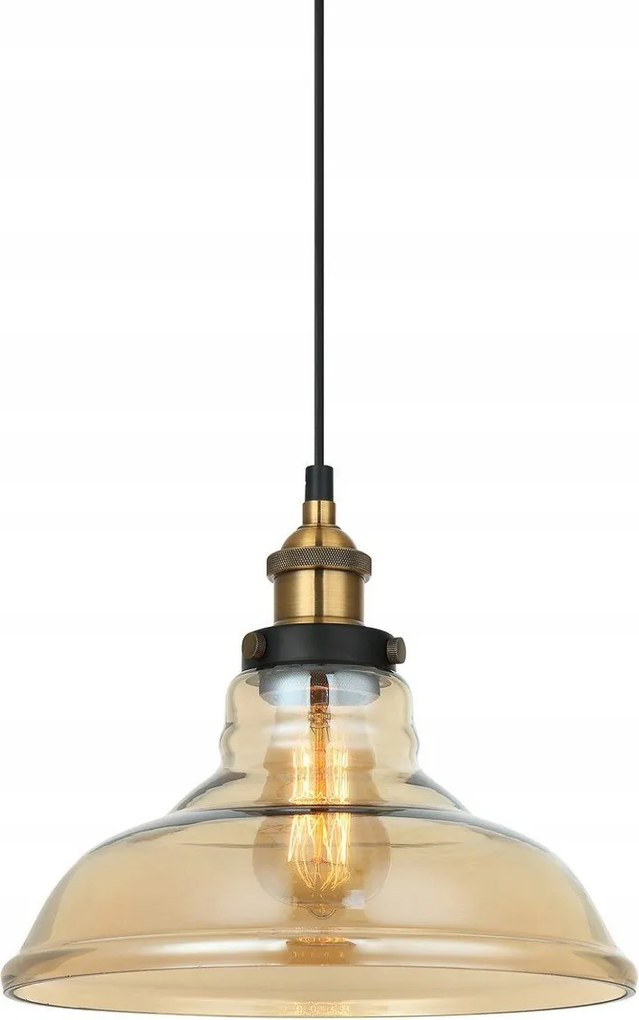 Závěsná lampa Hubert MDM-2381/1 Gd+amb Italux