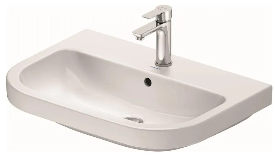 Duravit 23986500002 - Závěsné umyvadlo D-CODE 65x46 cm keramika/lesklá bílá