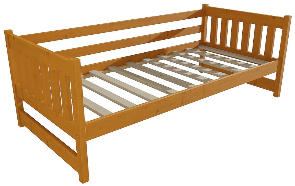 Vomaks Dětská postel DP 024 Rozměr: 70 x 160 cm, Barva: bezbarvý lak