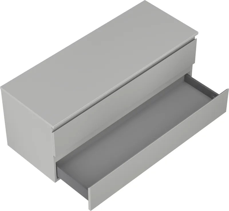 Mexen Orio, koupelnová skříňka 120 cm s horní částí, 2 zásuvky, šedá manta, 91A10-12047-2-BFFC62