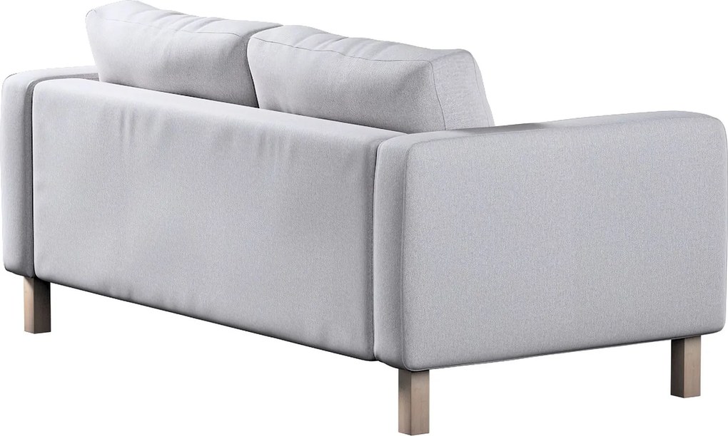 Potah na pohovku IKEA  Karlstad 2-místná, nerozkládací, krátký barva šedá látka pletený vzor