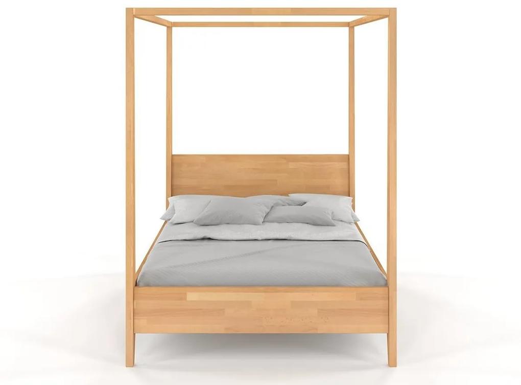 Buková postel s baldachýnem - Canopy   ,  180x200 cm