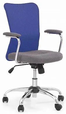 Dětská židle Andy modro-šedá