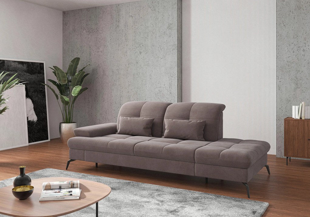 XXXLutz LENOŠKA, textil, šedohnědá Sit & More - Online Only sedačky - 000144011579