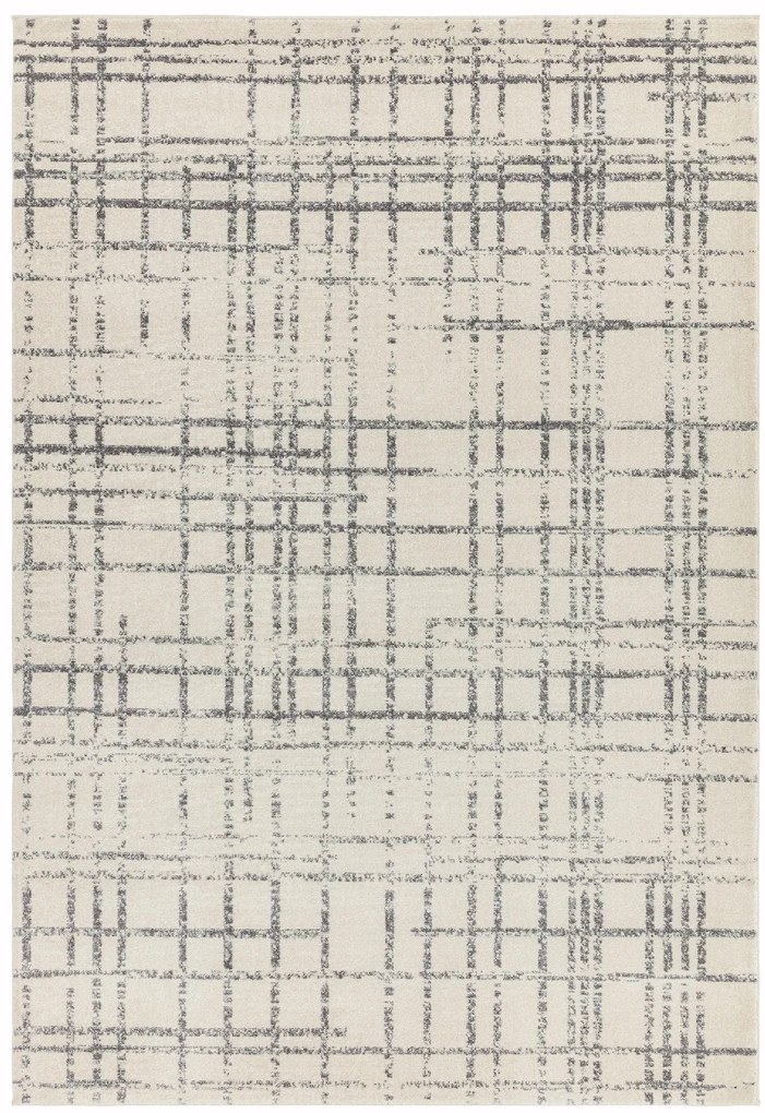 Tribeca Design Kusový koberec Dinamo Grid Grey Rozměry: 120x170 cm