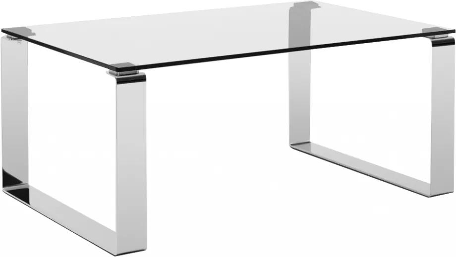 Konferenční stolek MARBET CUBBY, podnož chrom