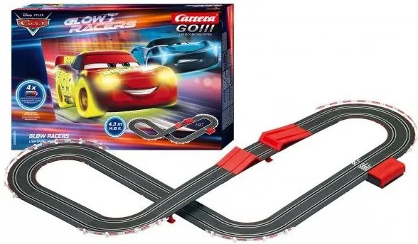 Autodráha carrera go 63521 disney cars 3 - glow