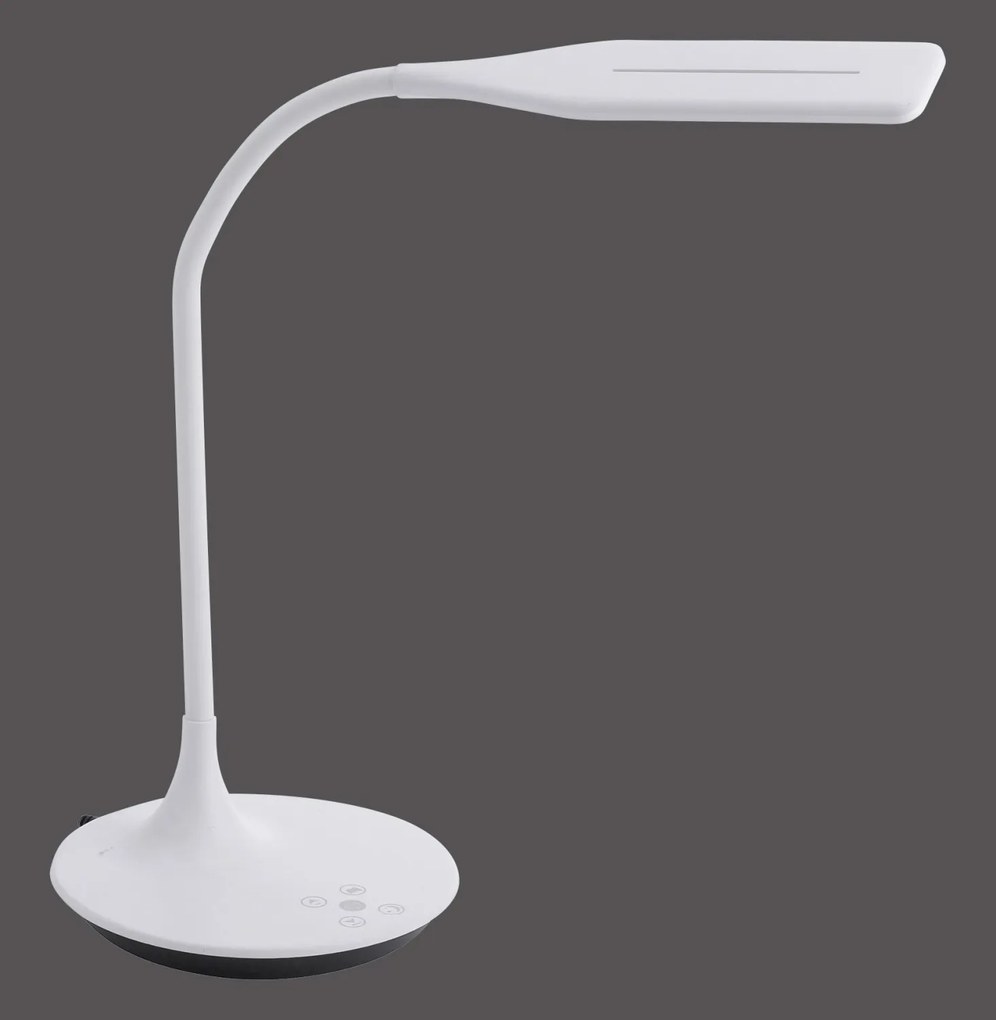 Just Light. Stolní LED lampa Rafael, 5W, 600 lm, 2700-6000K, bílá, 50,5 x 67 cm