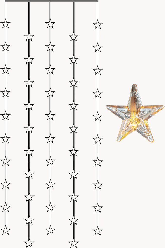 Vánoční světelný LED řetěz Star