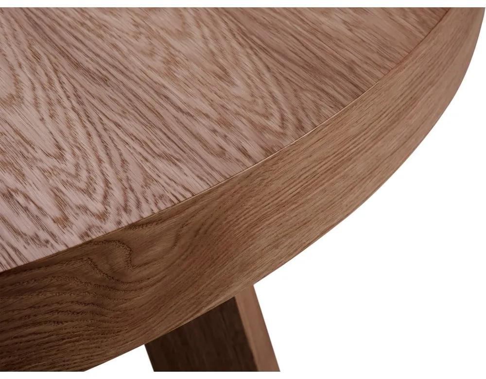Rozkládací stůl z dubového dřeva Windsor &amp; Co Sofas Bodil, ø 130 cm