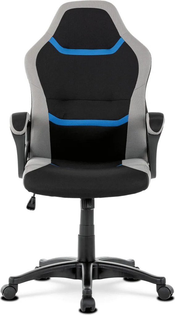 Dětská herní židle FURY - modrá látka