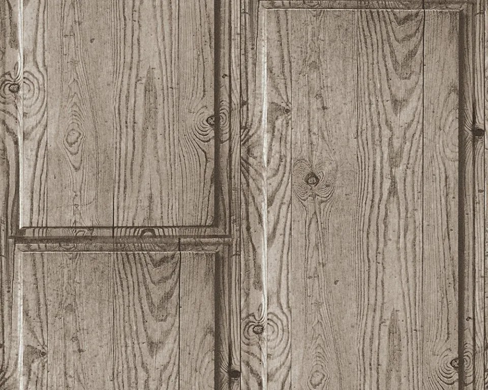 Vliesová tapeta imitace dřevěných desek 30749-3 / Tapety na zeď 307493 Decoworld 2 AS (0,53 x 10,05 m) A.S.Création