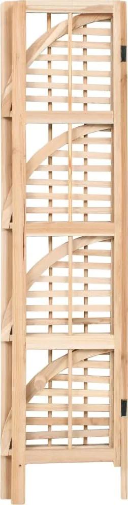 vidaXL Rohový regál cedrové dřevo 27 x 27 x 110 cm [246435]