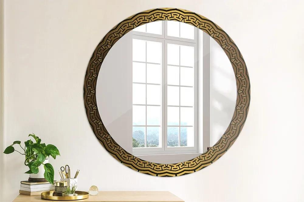 Kulaté dekorativní zrcadlo Řecký ozdoba fi 90 cm