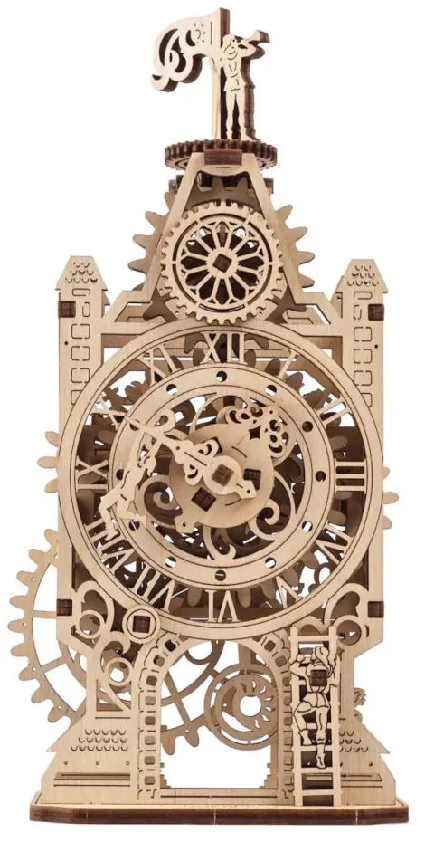 Ugears 3D mechanické puzzle Hodinová věž 44 ks
