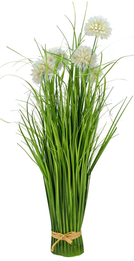 Vergionic 7055 Vysoká umělá tráva česnek, 60 cm