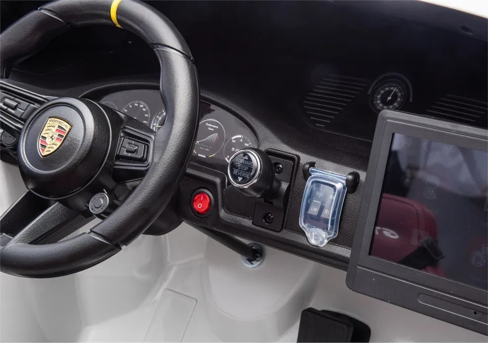 LEAN CARS Autíčko na baterii DK-P911 Porsche GT3 24 V, bílé