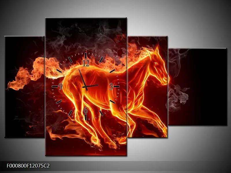Obraz ohnivého koně (120x75 cm), 40 dalších rozměrů