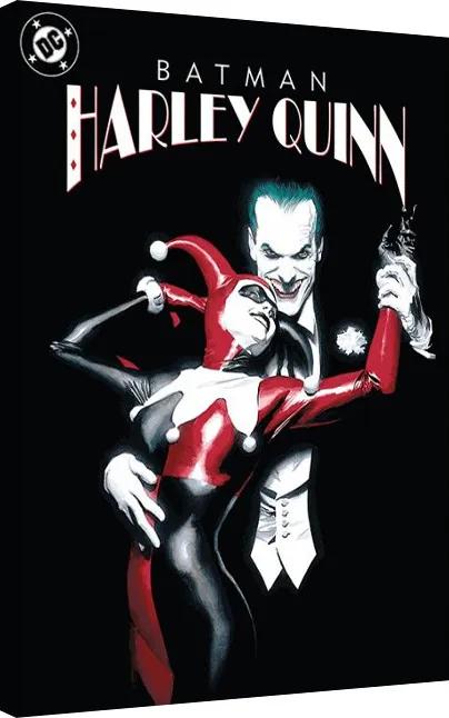 Obraz na plátně Sebevražedný oddíl - Joker & Harley Quinn Dance, (60 x 80  cm) | BIANO