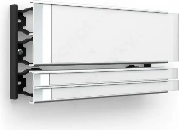 ACCEPT Dveřní tabulka ACS 187 x 93 mm - stříbrná tabulka