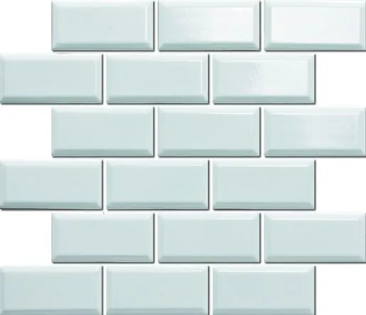 Keramická mozaika Premium Mosaic bílá 30x30 cm lesk MOS4595WH