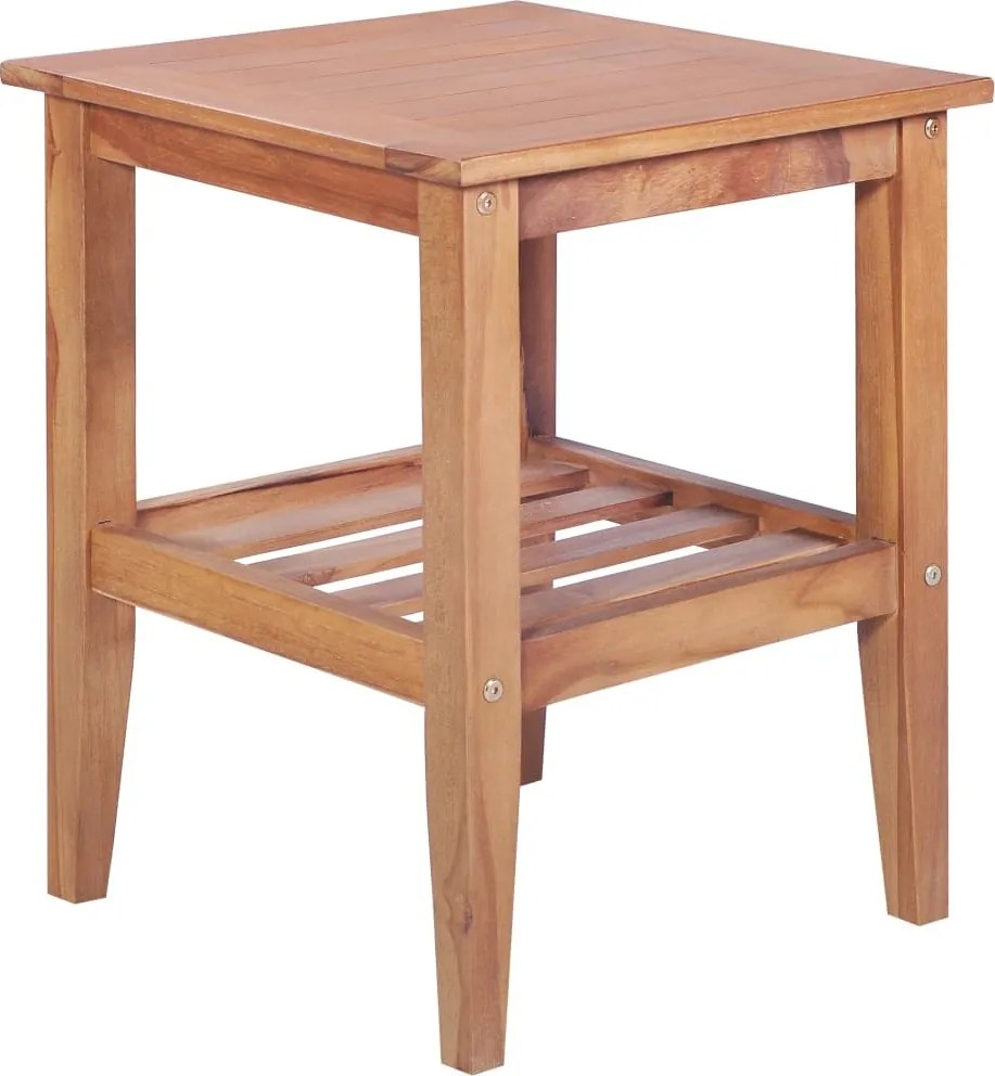 vidaXL Konferenční stolek 40 x 40 x 50 cm čtvercový masivní teak [44737]